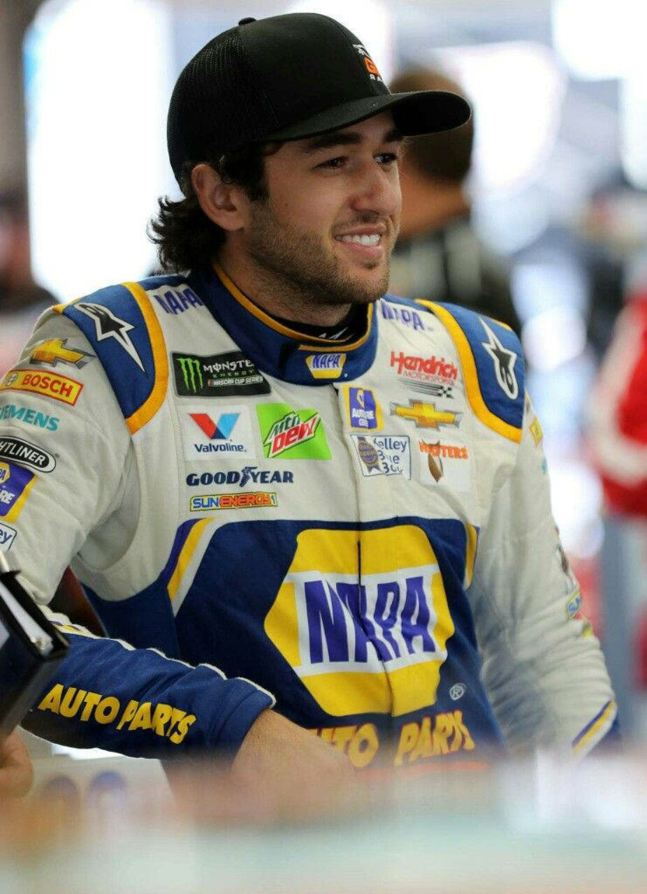 Chase Elliott NASCAR Racing Suit Blue Yellow Wallpaper | Background ...