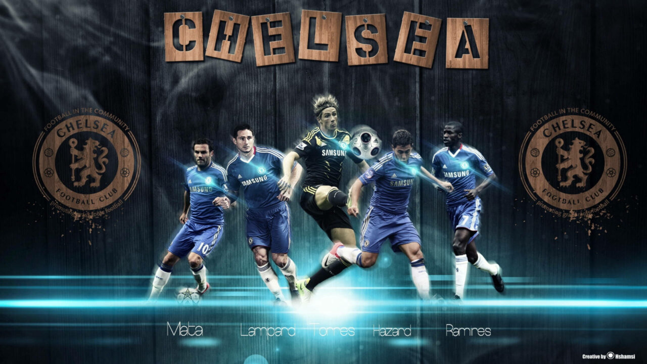 Chelsea FC Legends Wood Texture Action Wallpaper | Background FREE ...