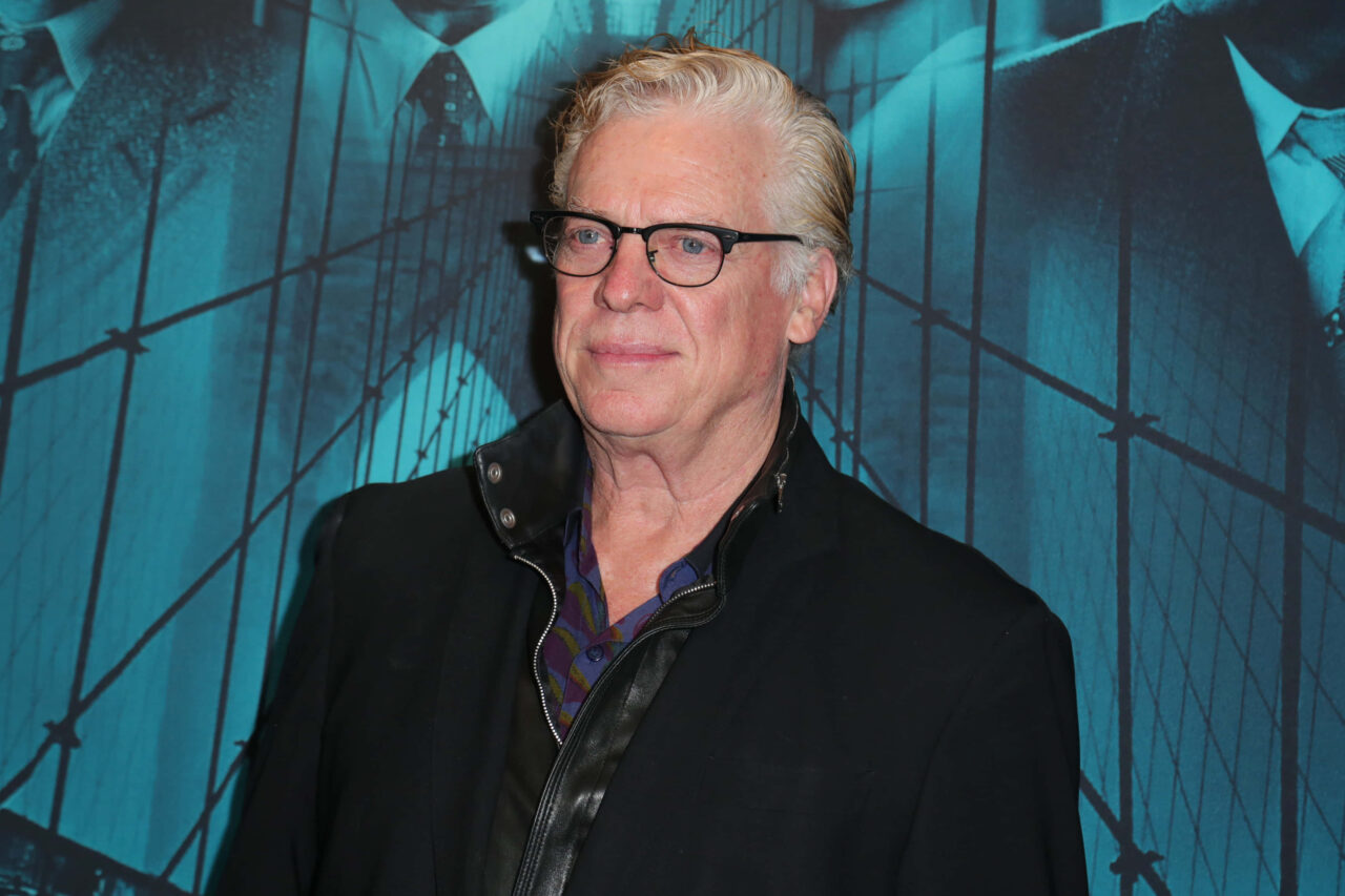 Christopher McDonald Blue Geometric Portrait Modern Wallpaper ...
