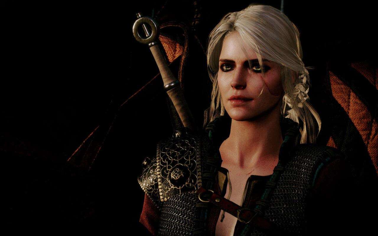 Ciri Fierce Battle Ready Dark Fantasy Armor Wallpaper | Background FREE ...