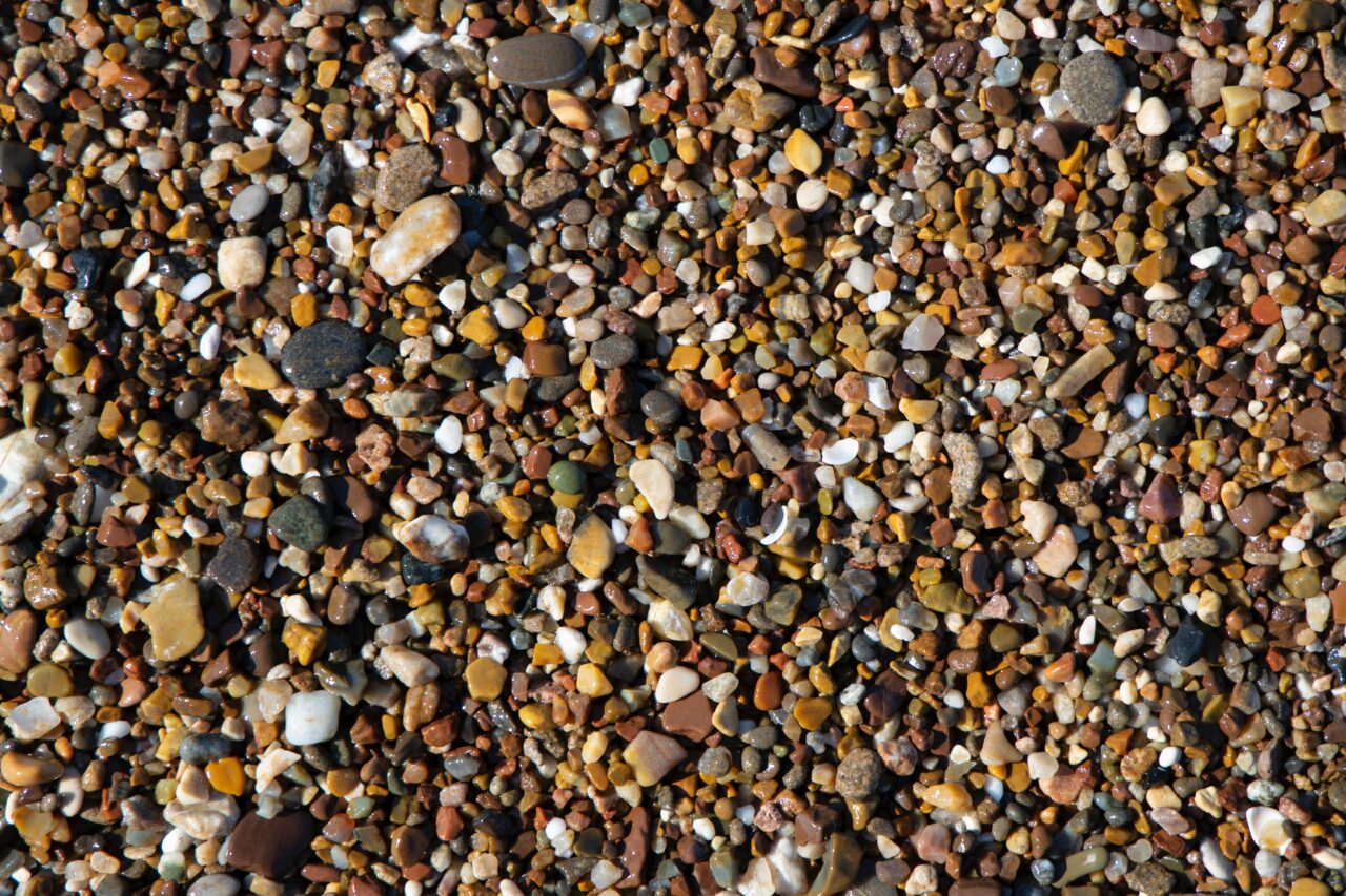 Coastal Pebbles Texture Earthy Tones Natural Shoreline Wallpaper ...