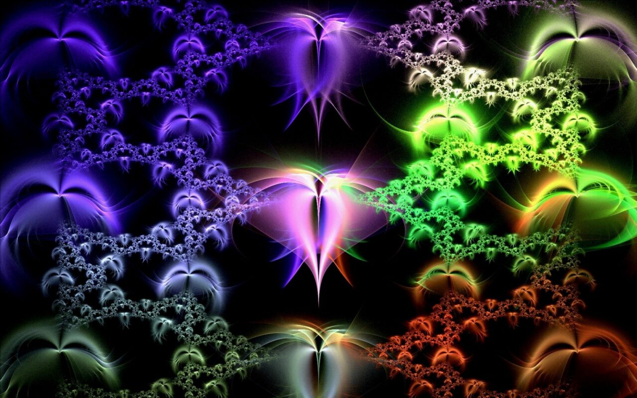 Colorful Fractal Flow Abstract Wallpaper | Background FREE Download ...