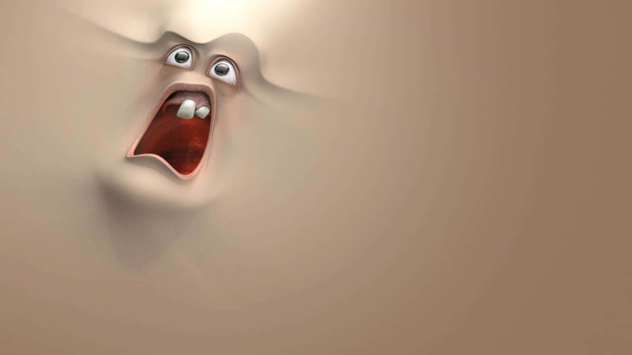 Funny Face on Beige Background Wallpaper | FREE Download - Vulplex.com