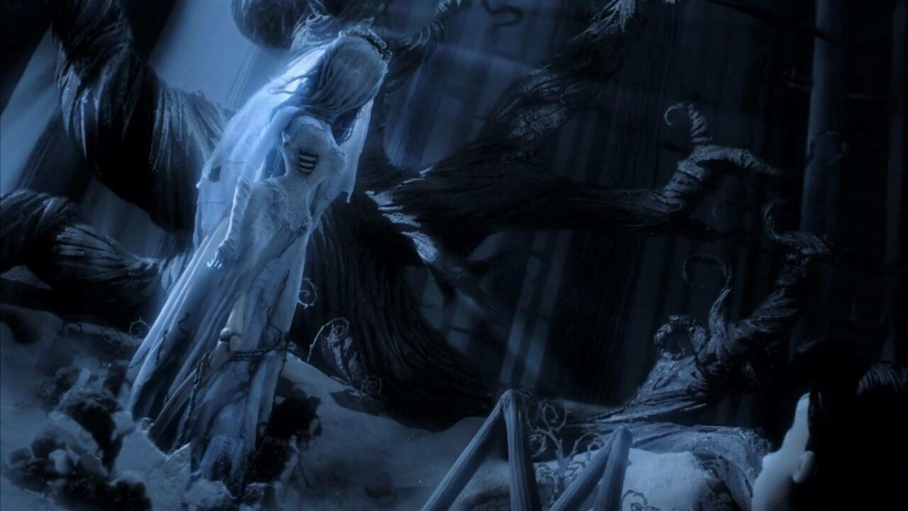 Corpse Bride Gothic Forest Emily and Victor Wallpaper | Background FREE ...