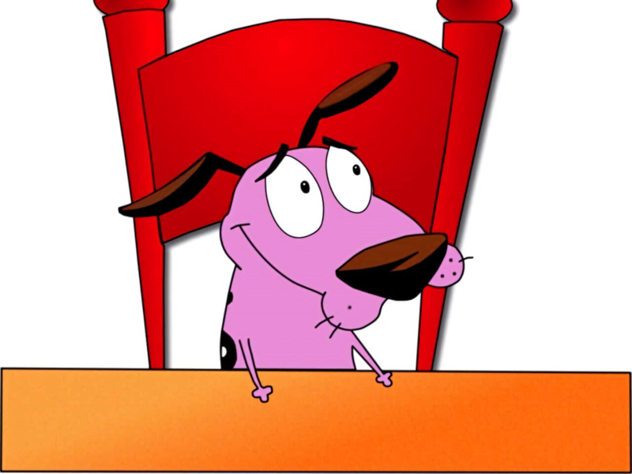 Courage the Cowardly Dog Red Chair Classic 2D Wallpaper | Background ...
