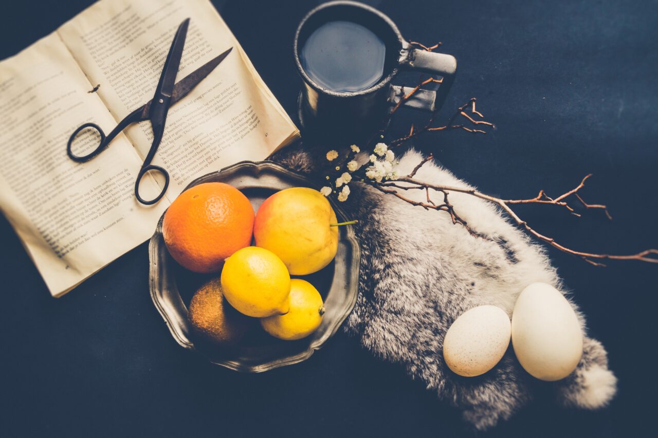 Cozy Fruit Inspiration on Dark Background Wallpaper | FREE Download ...