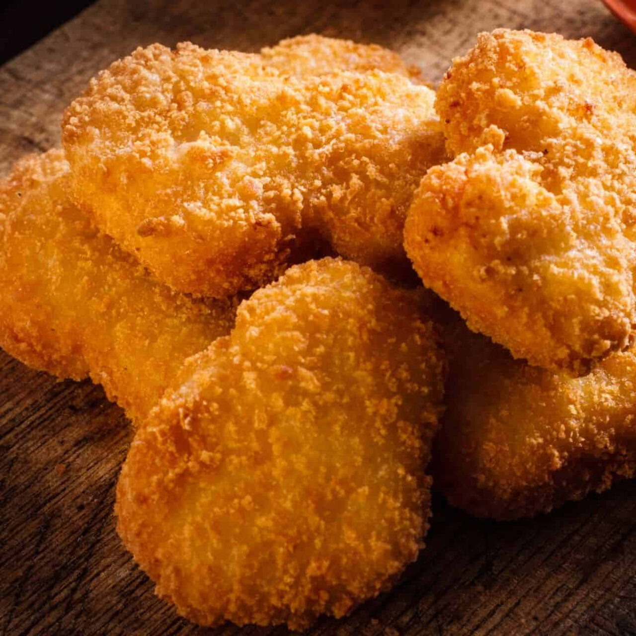 Crispy Golden Fried Chicken Nuggets Comfort Food Wallpaper | Background ...