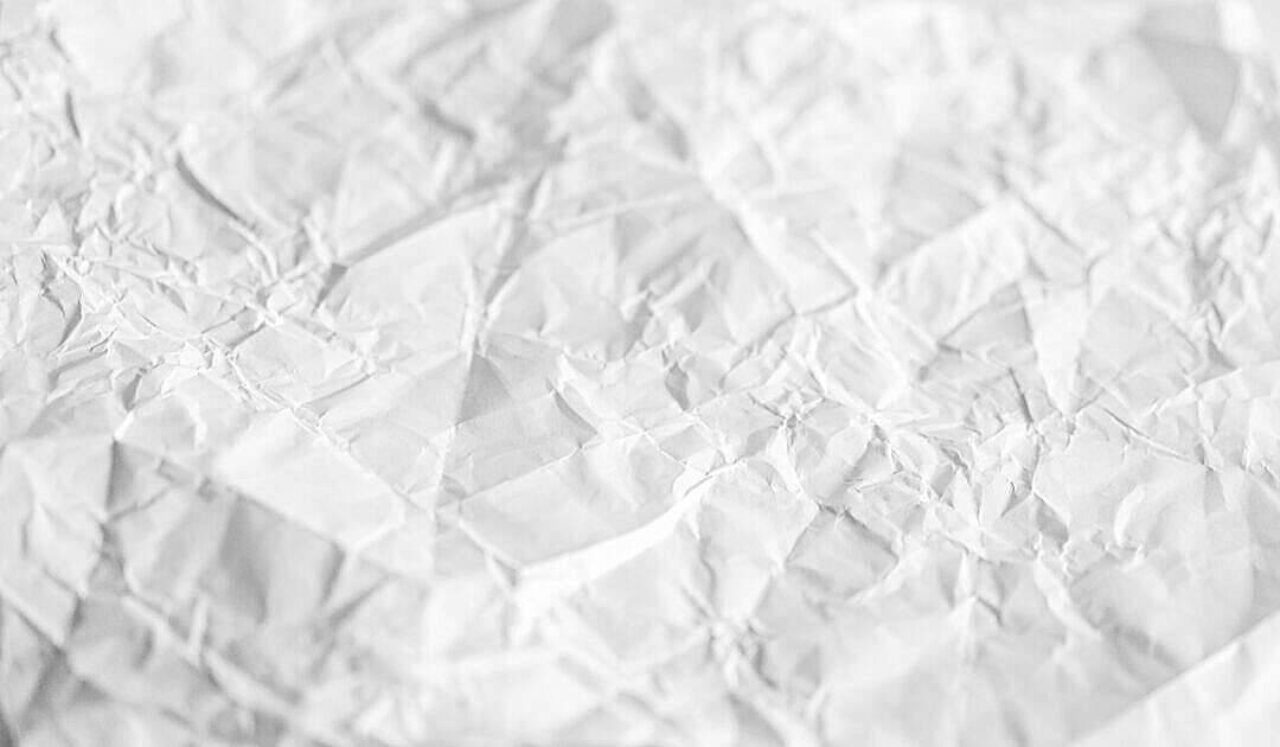 Crumpled Elegance in White Paper Wallpaper | Background FREE Download ...
