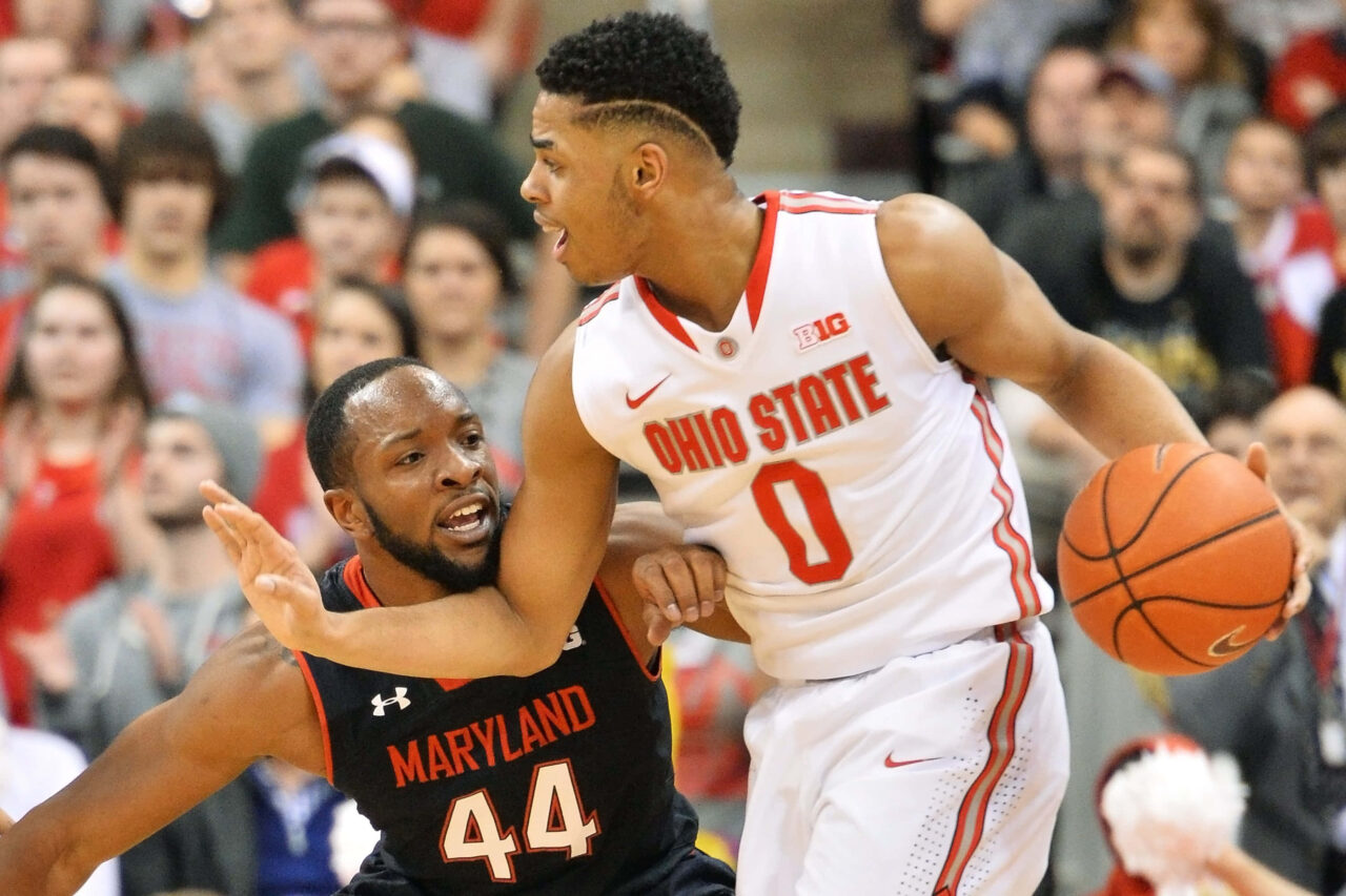 D'Angelo Russell Ohio State vs Maryland Basketball Wallpaper ...