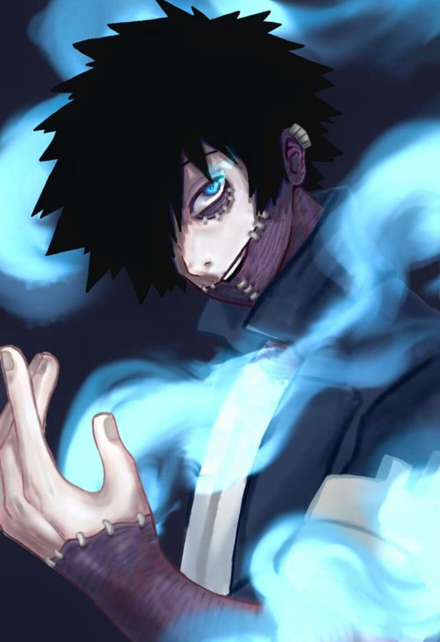 Dabi Blue Flame Villain My Hero Academia Wallpaper | Background FREE ...