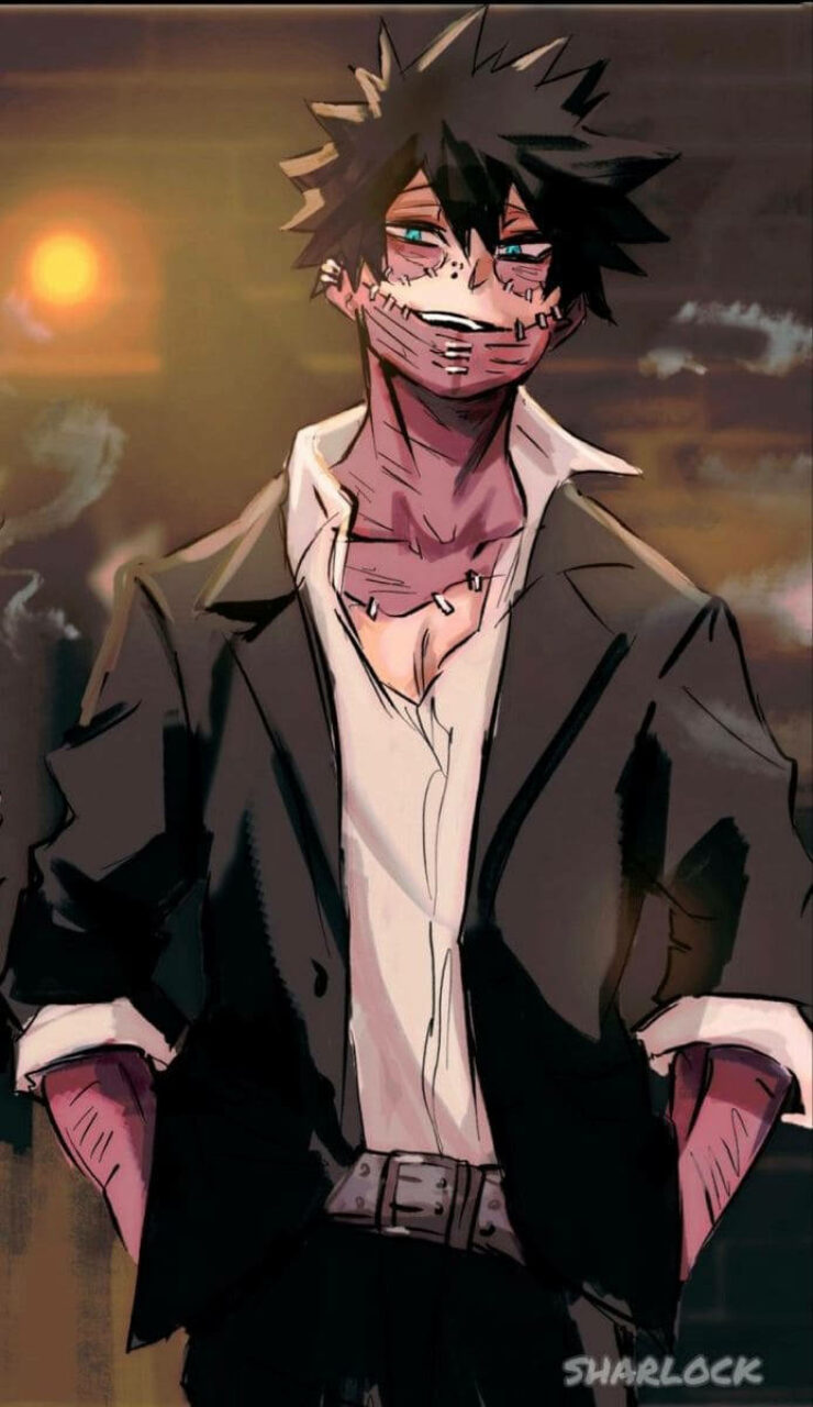 Dabi My Hero Academia Suited Sunset Portrait Wallpaper | Background ...