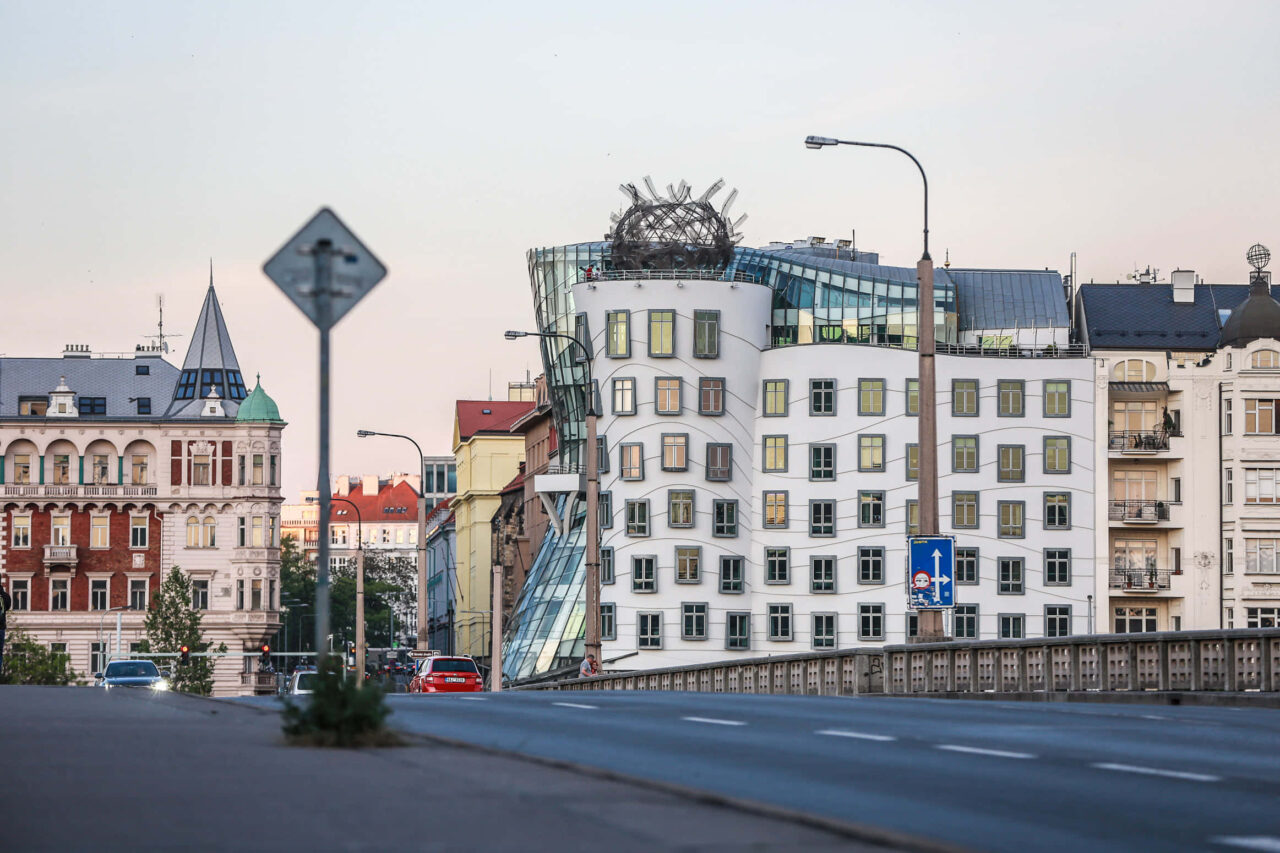 Dancing House Prague Modern Architecture Urban Wallpaper | Background ...
