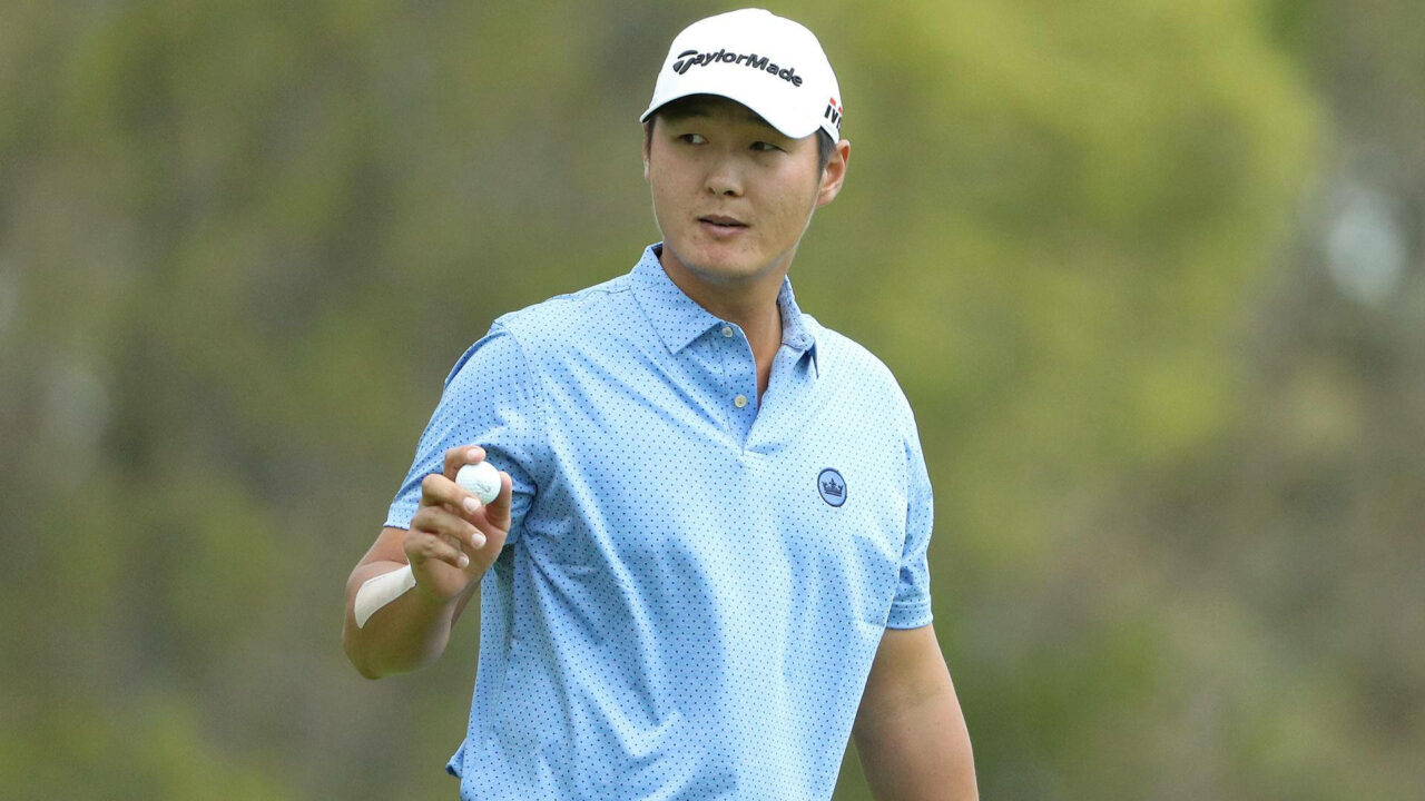 Danny Lee Golf Course Focus Light Blue Polo Wallpaper | Background FREE ...