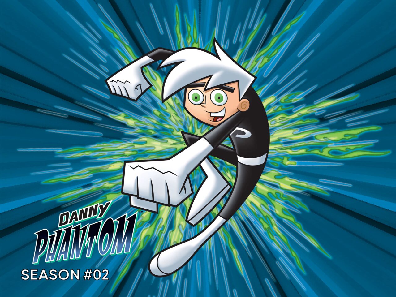 Danny Phantom Ghost Energy Waves Season 2 Wallpaper | Background FREE ...