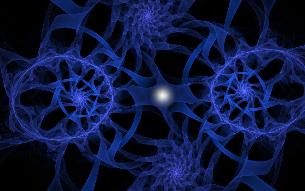 Glowing Blue Plexus Patterns Wallpaper | Background FREE Download ...