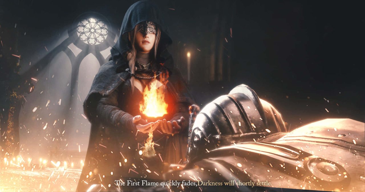 Dark Souls III Fire Keeper Gothic Cathedral Wallpaper | Background FREE ...