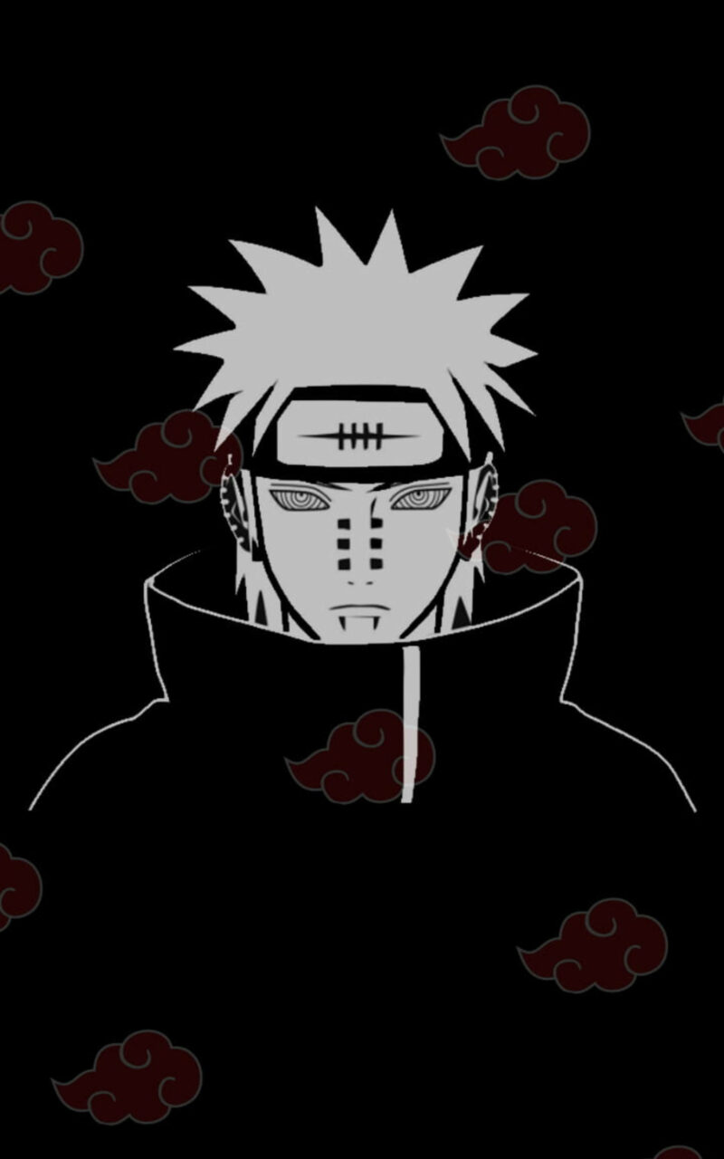 Enigmatic Yahiko in Akatsuki Cloak Wallpaper | Background FREE Download ...