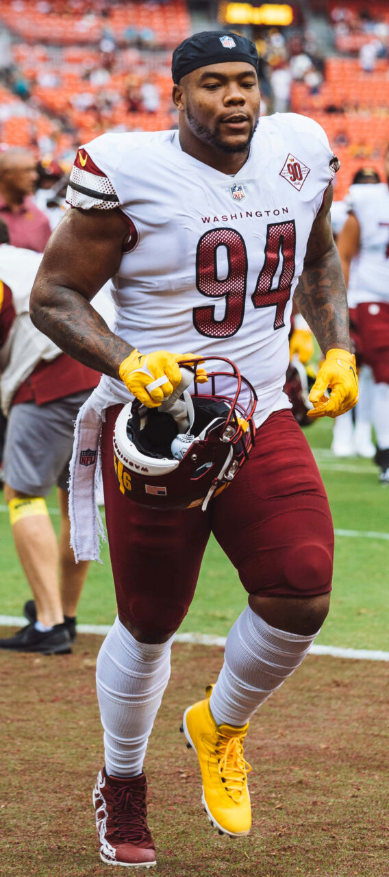 Daron Payne Washington Football Team #94 HD Wallpaper | Background FREE ...