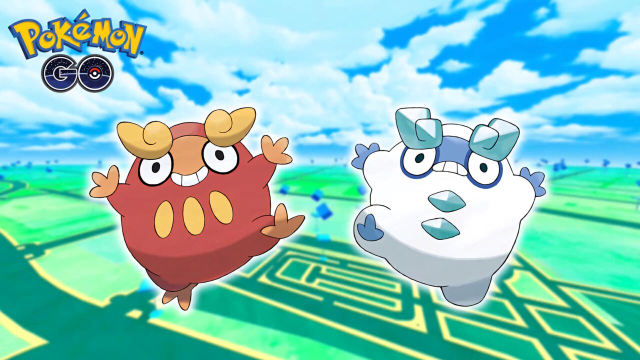Darumaka Galarian Pokemon Go Playful Map Wallpaper | Background FREE ...