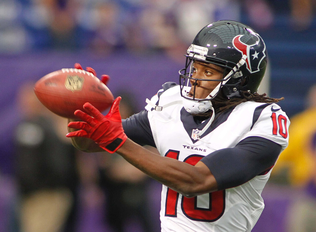 DeAndre Hopkins Houston Texans Catch Action Football Wallpaper ...