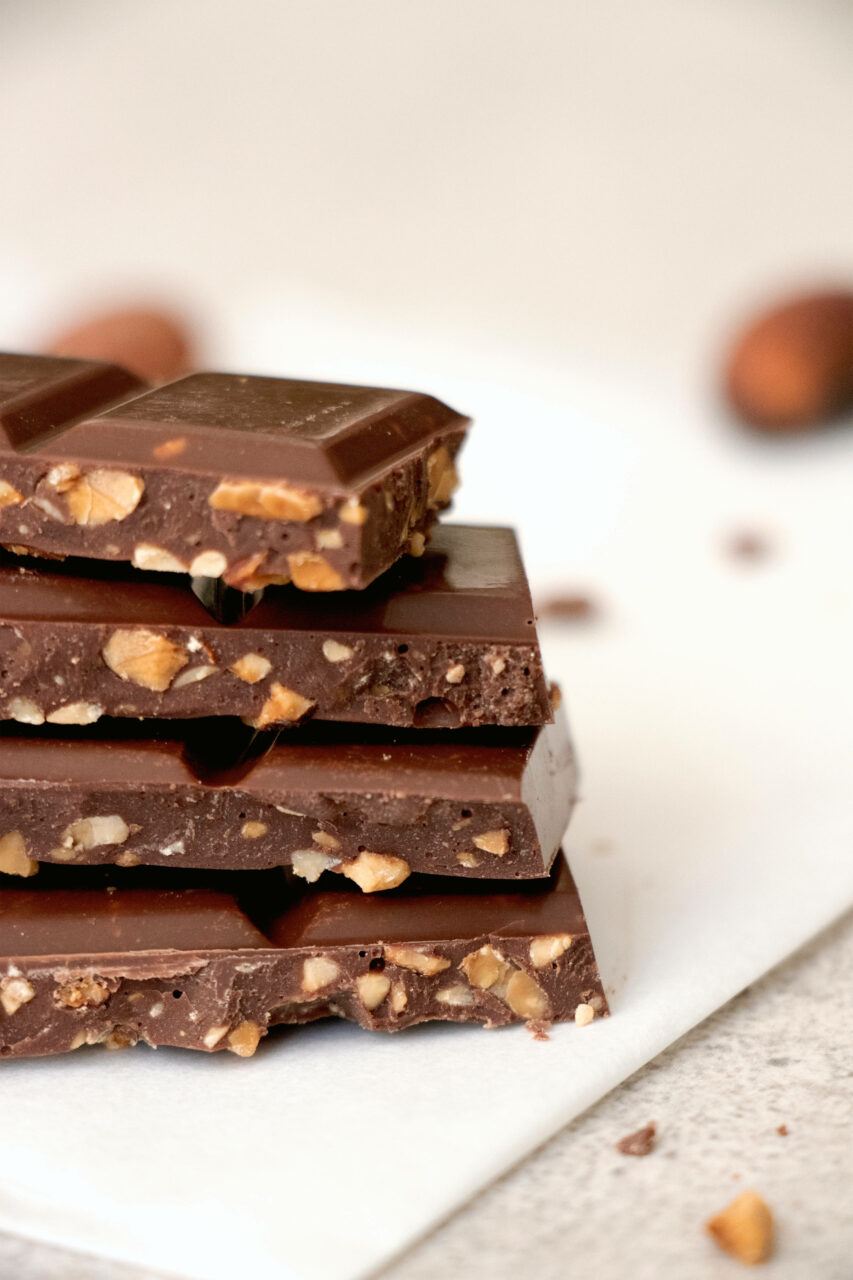 Crunchy Dark Chocolate Nut Bars High-Res Wallpaper | Background FREE ...
