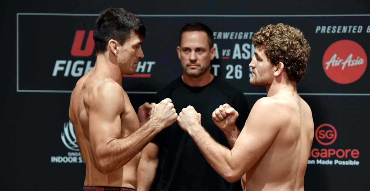 Demian Maia vs Ben Askren UFC Face-Off Wallpaper | Background FREE ...