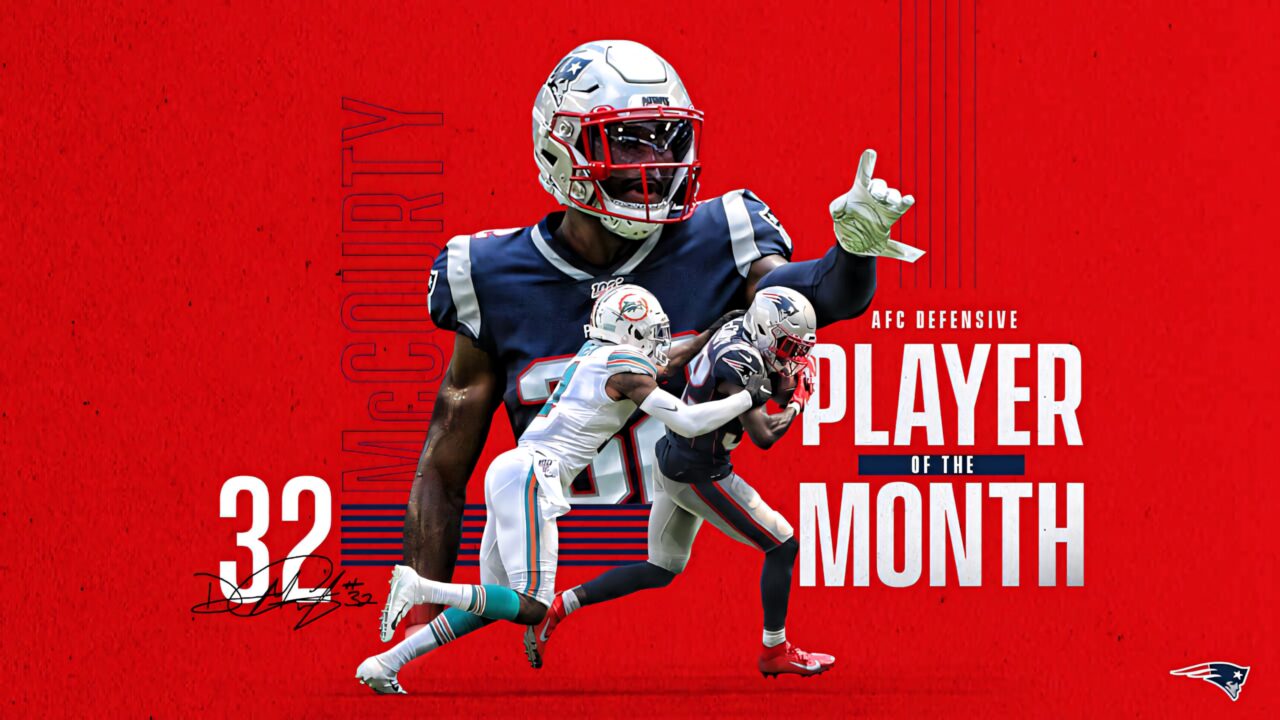 Devin McCourty Patriots AFC Defensive Player of the Month Wallpaper ...