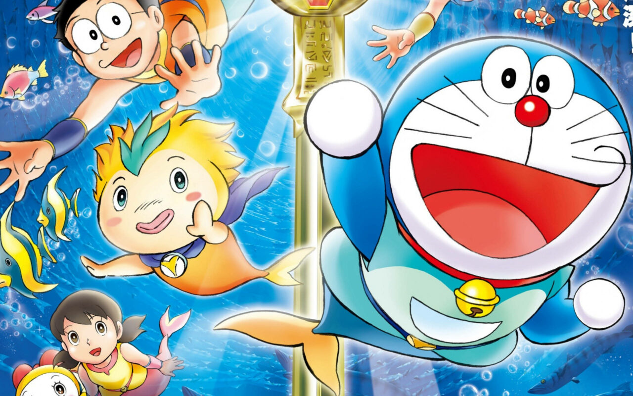 Doraemon Mermaid Adventure Wallpaper | Background FREE Download ...