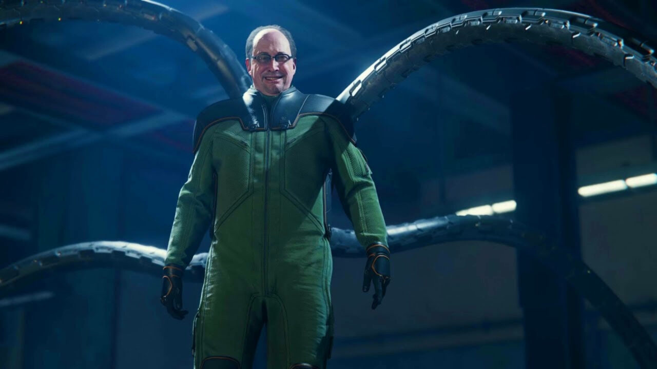 Doctor Octopus PS4 Villain Green Suit Mechanical Tentacles Wallpaper ...