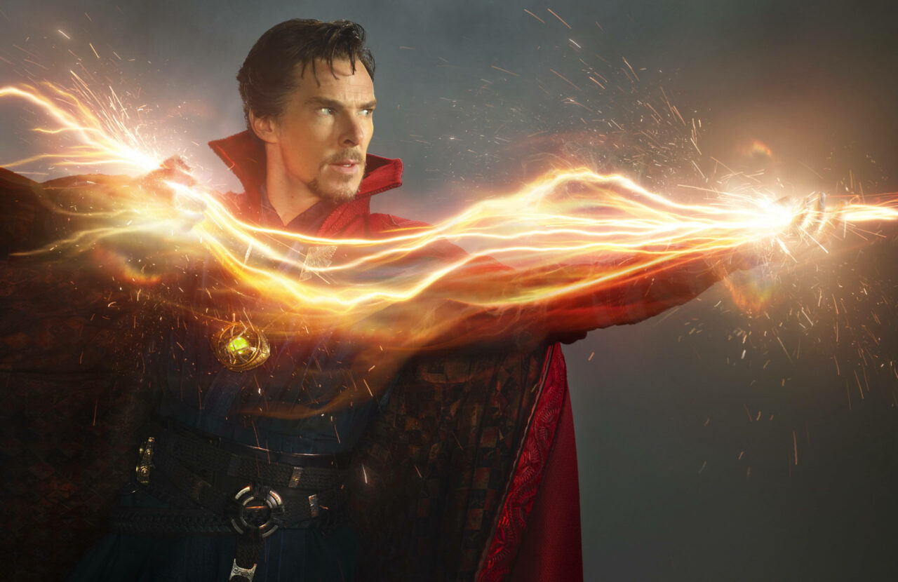 Doctor Strange Lightning Magic Vivid Energy Marvel Wallpaper ...