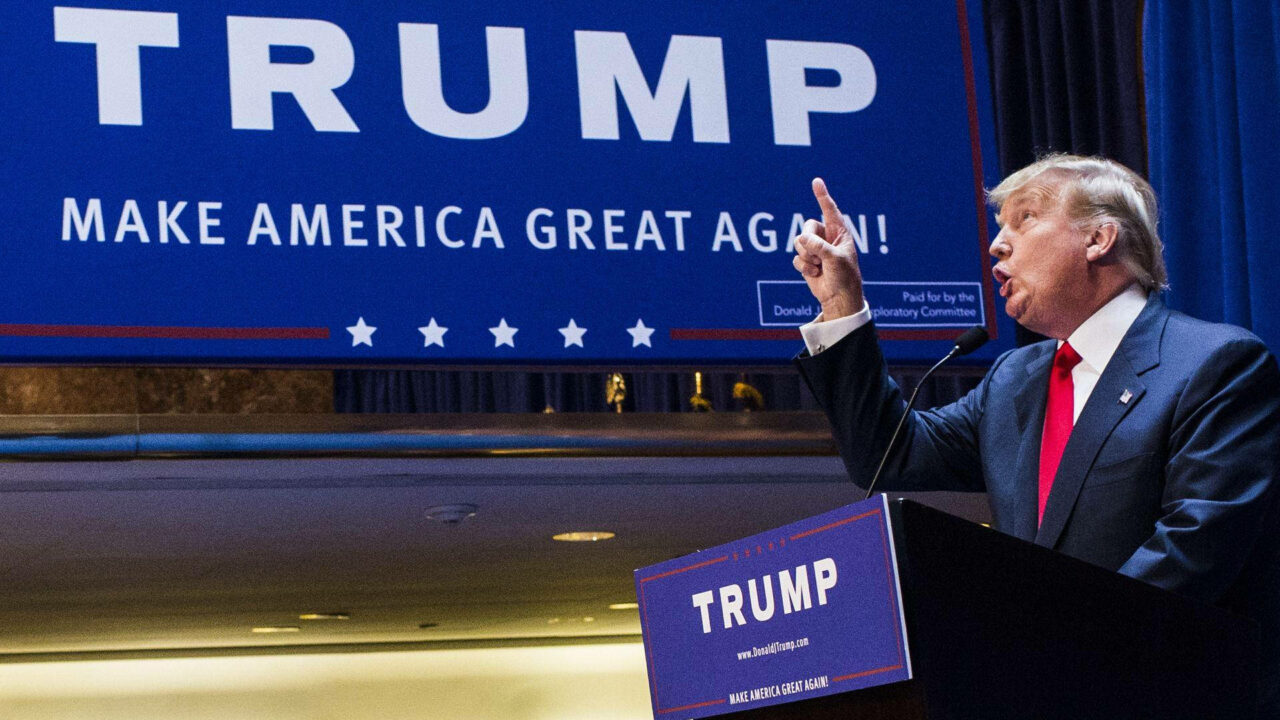 Donald Trump Rally Speech Make America Great Again Wallpaper ...