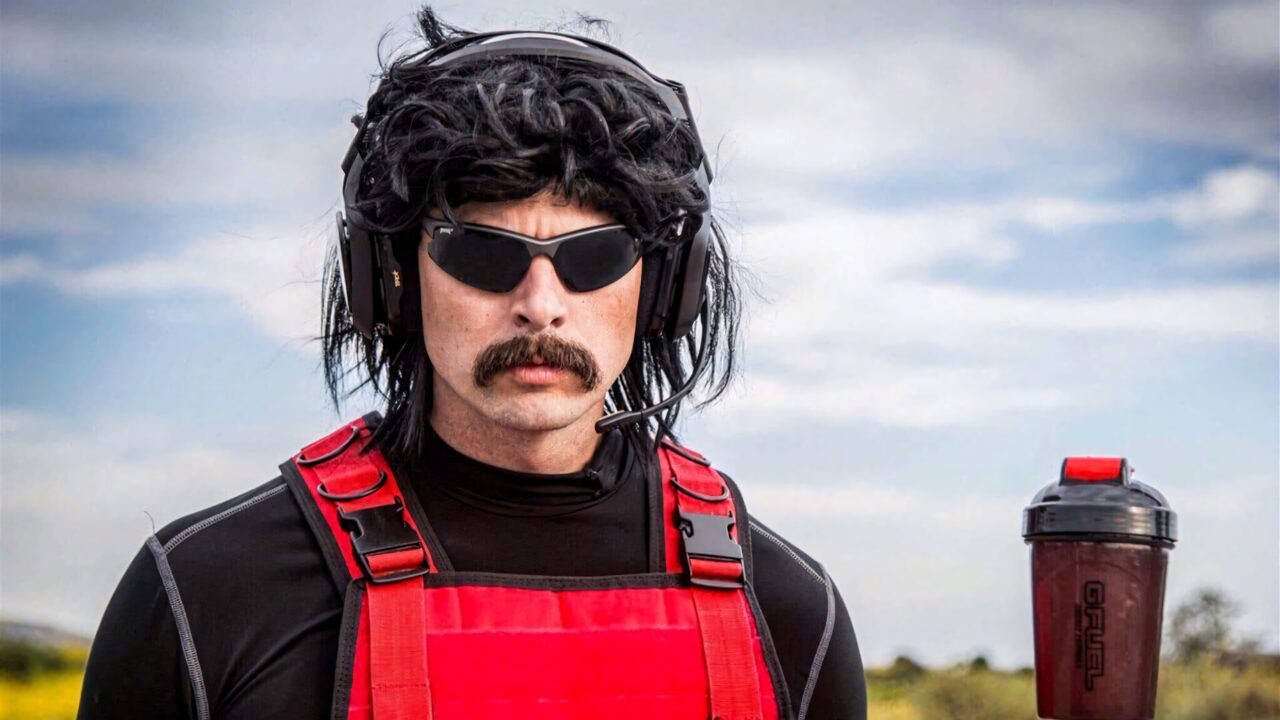 Dr DisRespect Signature Look Mullet and Vest Wallpaper | Background ...