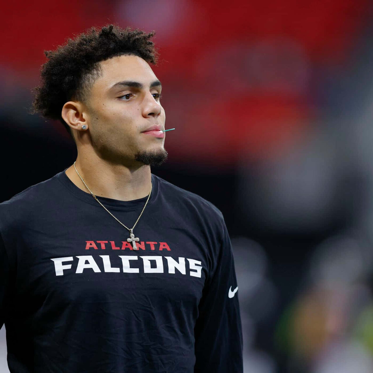 Drake London Atlanta Falcons Sharp Profile Sports Wallpaper ...