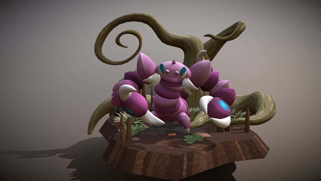 Drapion 3D Digital Art Rugged Terrain Wallpaper | Background FREE ...