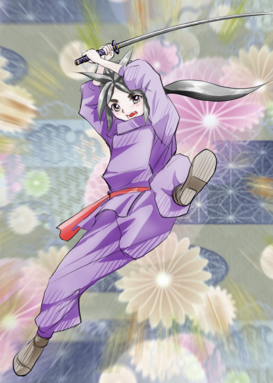Dynamic Anime Action Girl Wallpaper | Background FREE Download ...
