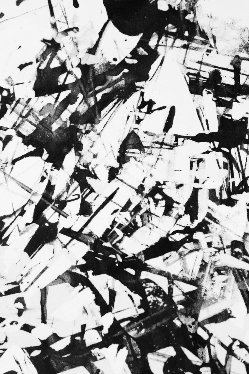 Dynamic Black and White Abstract Art Wallpaper | Background FREE ...