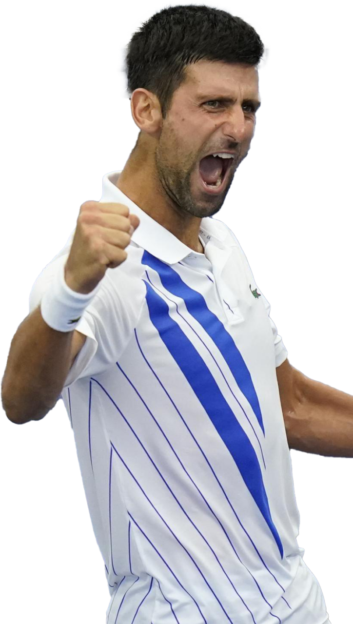 Celebrating Triumph of Intensity Novak Djokovic Wallpaper | Background ...