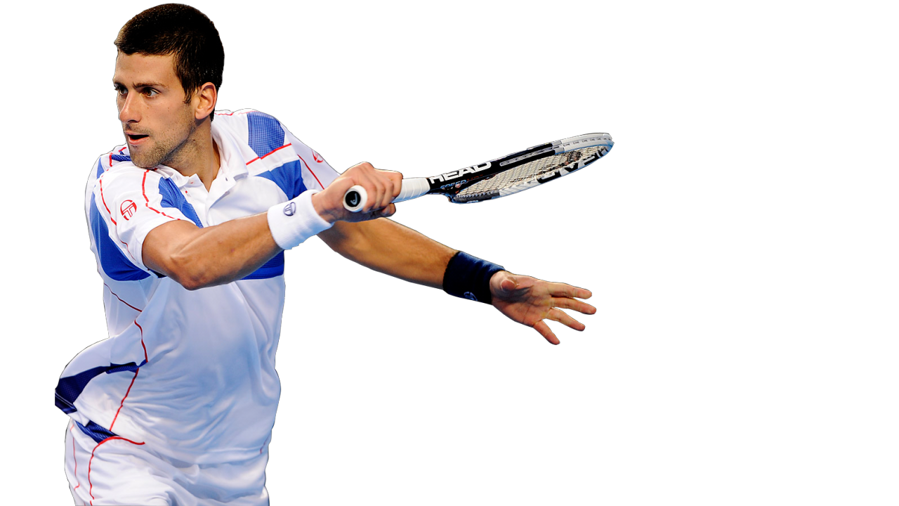 Intense Focus of Novak Djokovic Tennis Wallpaper | Background FREE ...