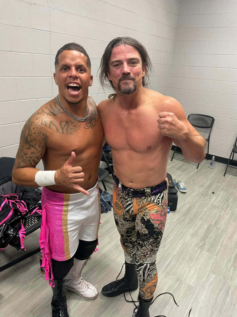Brian Kendrick and Gino Rivera Athletic Wrestling Duo Wallpaper ...
