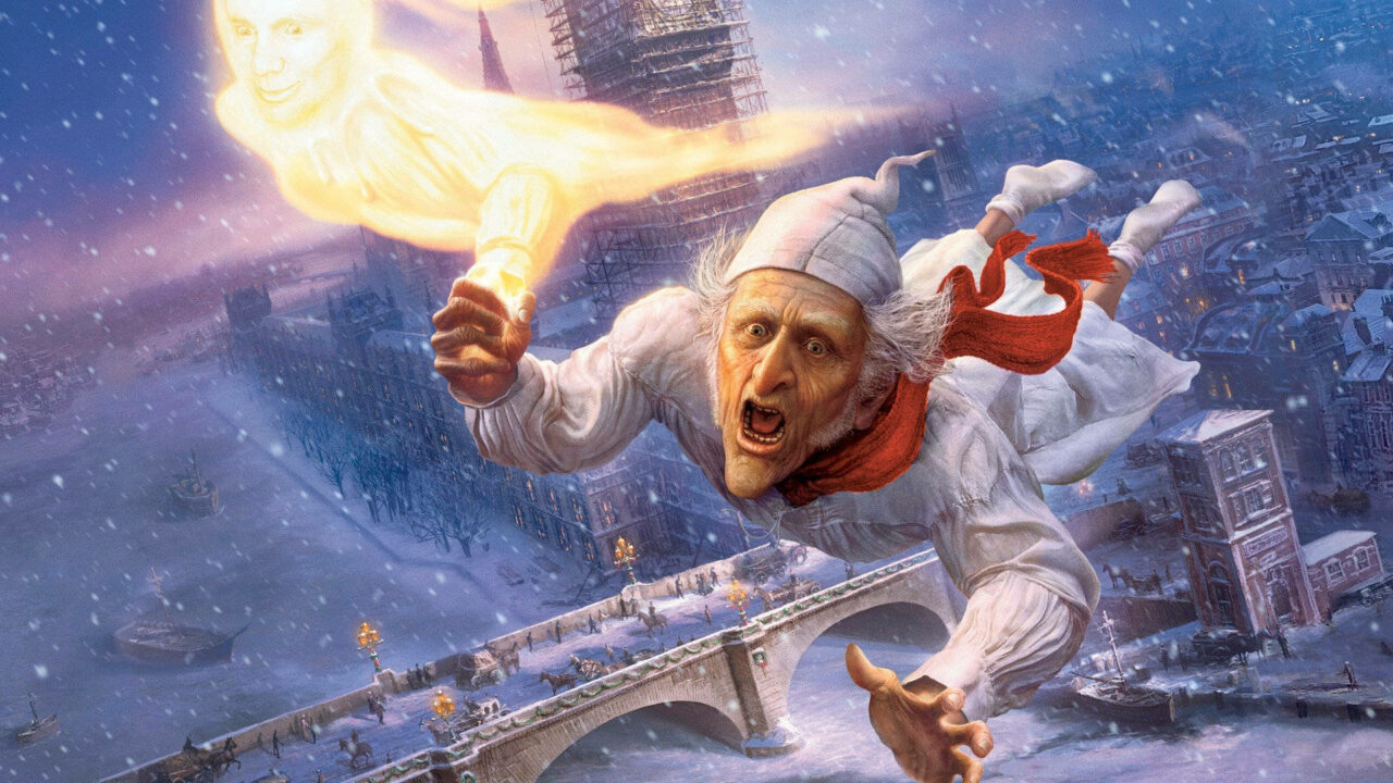 Ebenezer Scrooge Magical Victorian Christmas Carol Wallpaper ...