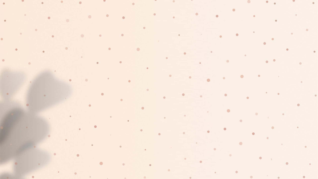 Elegant Cream Dots with Leaf Wallpaper | Background FREE Download ...