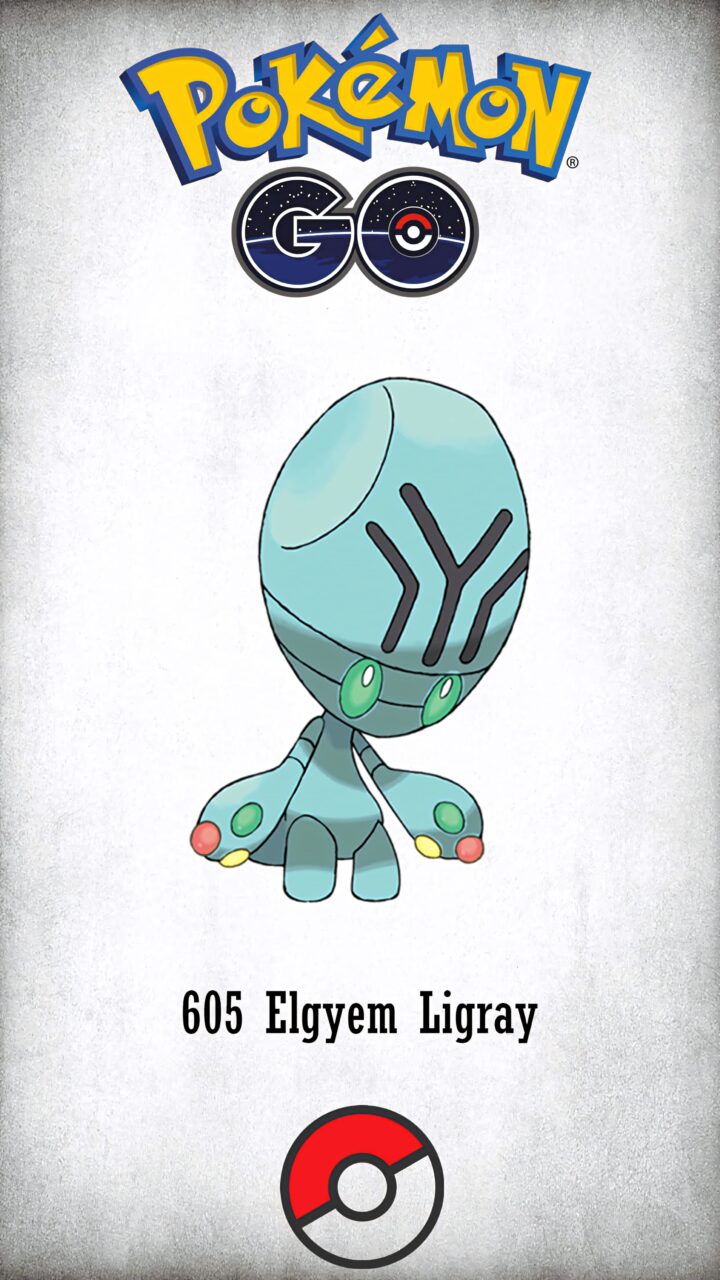 Elgyem Psychic Pokémon Go Classic Design Wallpaper | Background FREE ...