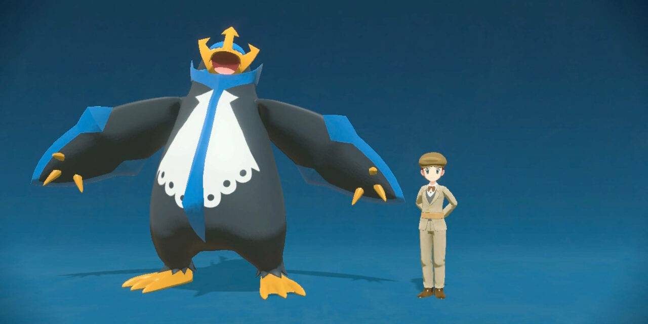 Regal Empoleon and Trainer Pokemon Legends Arceus Wallpaper ...