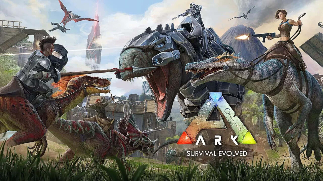 ARK Survival Evolved Dinosaurs and Warriors Epic Wallpaper | Background ...