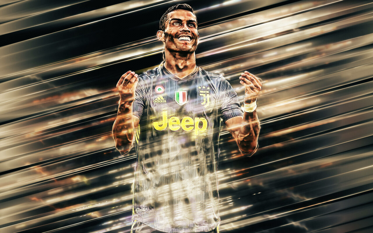 Radiant Celebration of Ronaldo Juventus Wallpaper | Background FREE ...