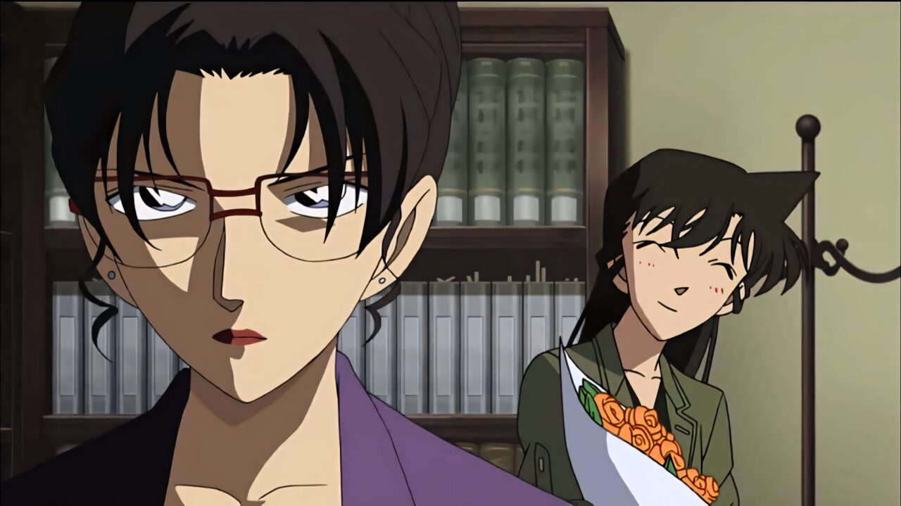 Eri Kisaki and Ran Mouri Heartfelt Anime Moment Wallpaper | Background ...