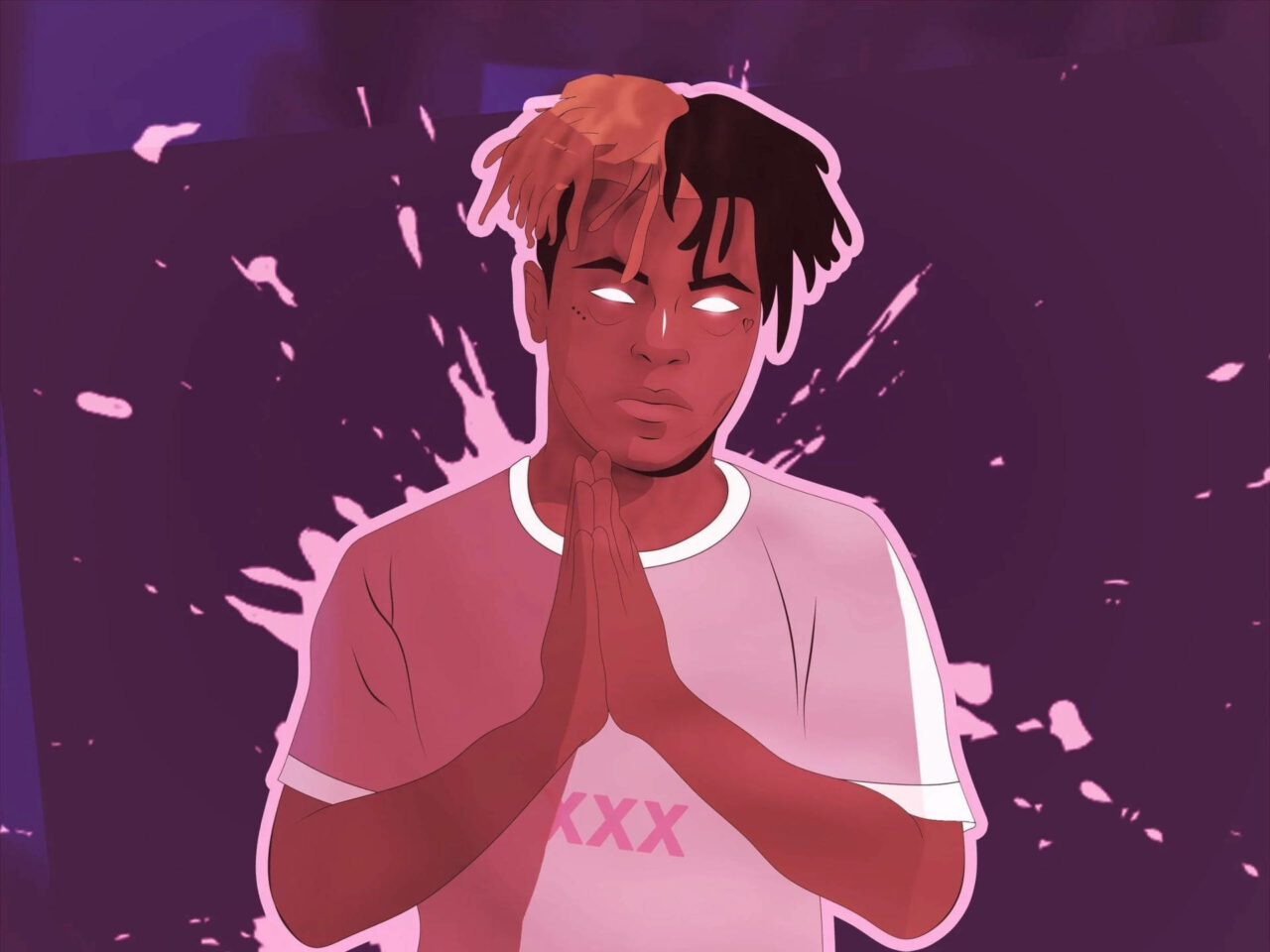Glowing Eyes of XXXTentacion Wallpaper | Background FREE Download ...