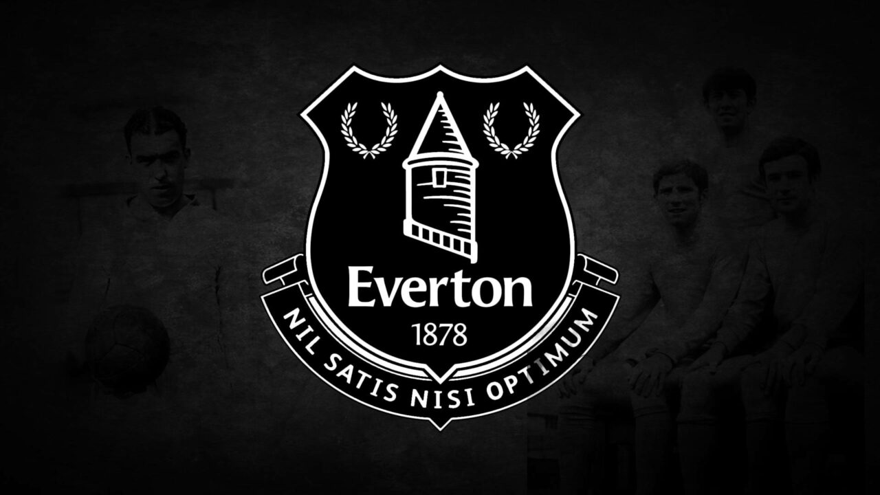 Everton FC Black Logo Classic Crest Wallpaper | Background FREE ...