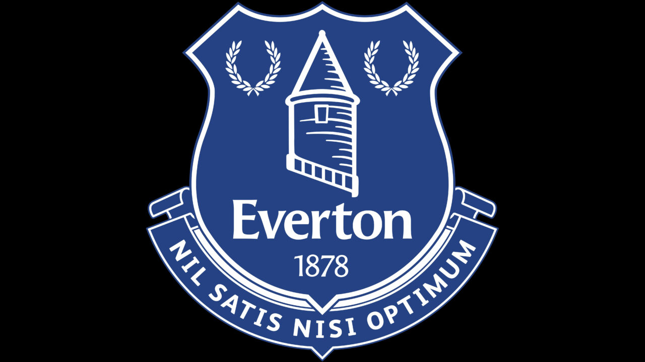 Everton FC Black Watch Crest Blue White Wallpaper | Background FREE ...