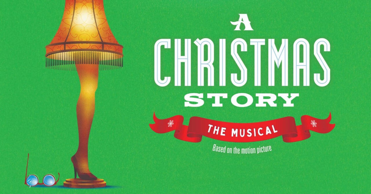 Leg Lamp A Christmas Story Musical Festive Green Wallpaper | Background ...